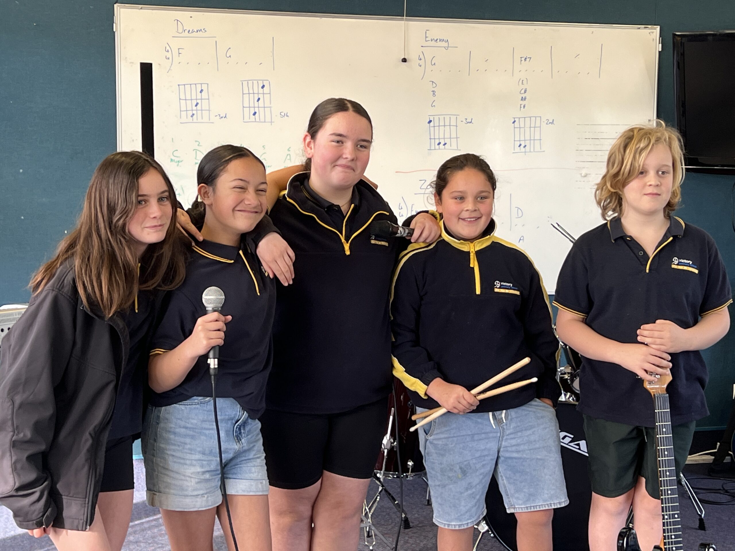 Victory Band Debut at Fundraiser - Kids Love Music